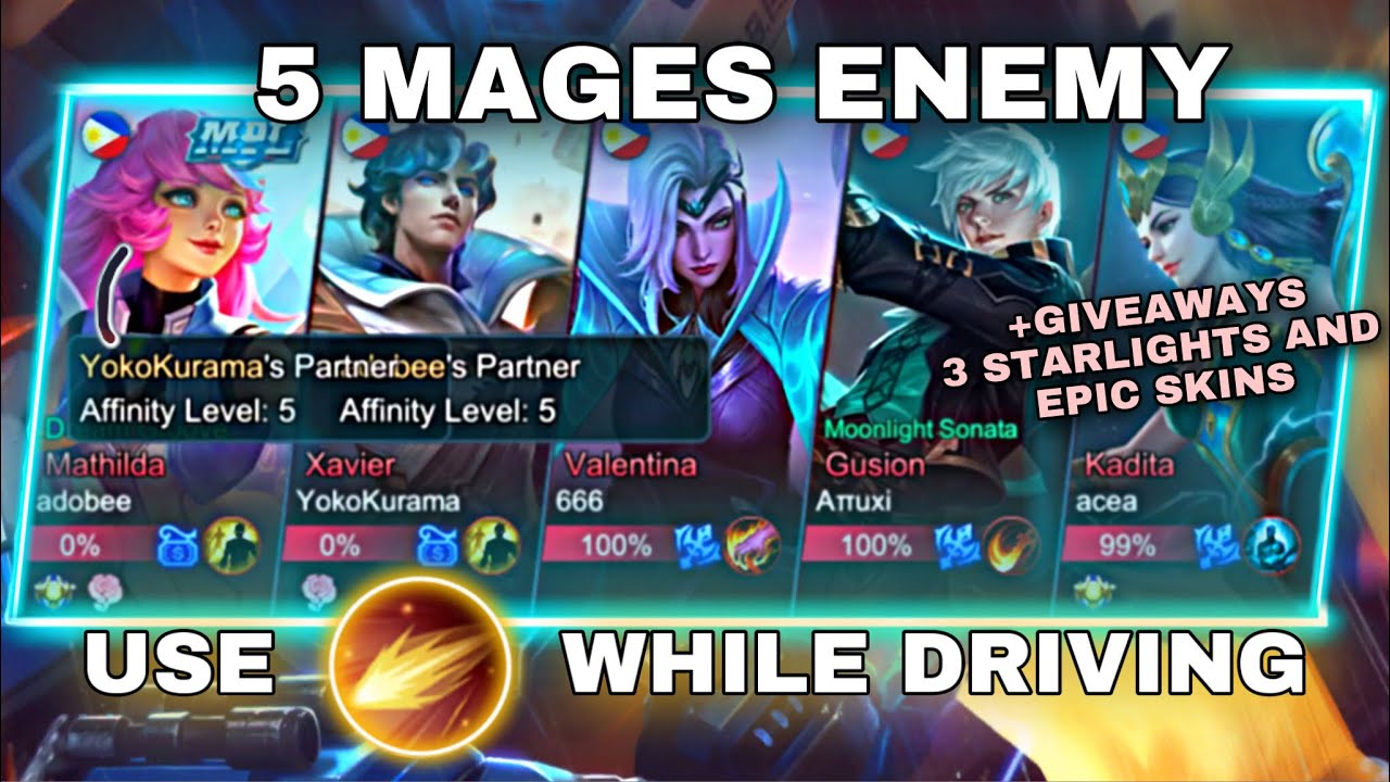 Johnson Mage VERSUS 5 MAGES 😳 | CRAZY MAGES 18 KILLS 🔥 + GIVEAWAYS ~ Mobile Legends: Bang Bang ...