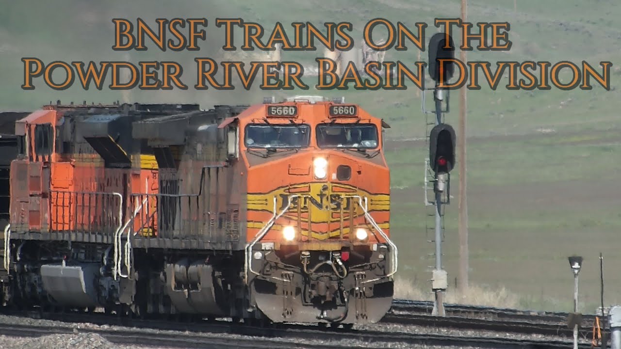 Nonstop BNSF Trains & Massive Deadlines Along The Powder River Basin In Wyoming - YouTube