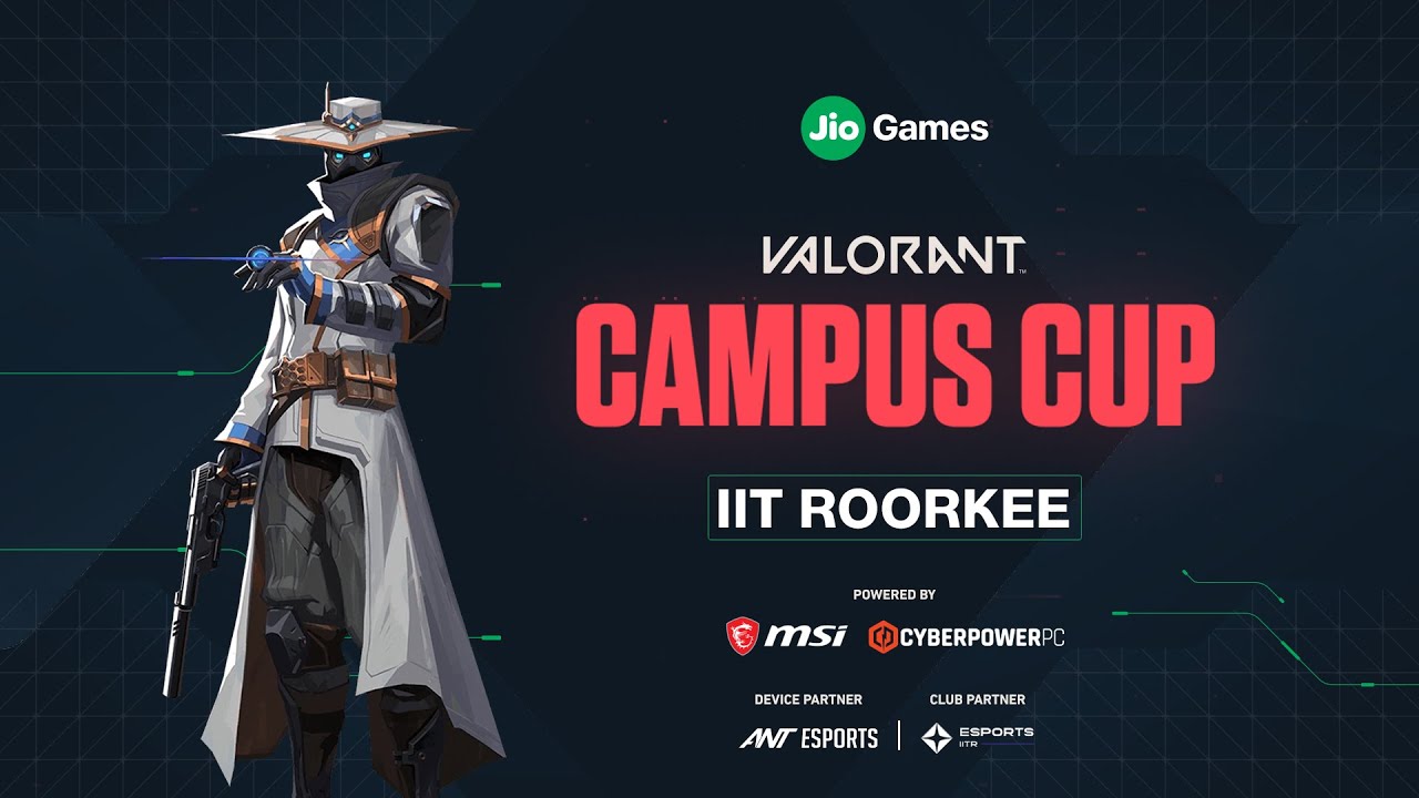 Valorant Campus Cup | JioGames at IIT Roorkee - YouTube