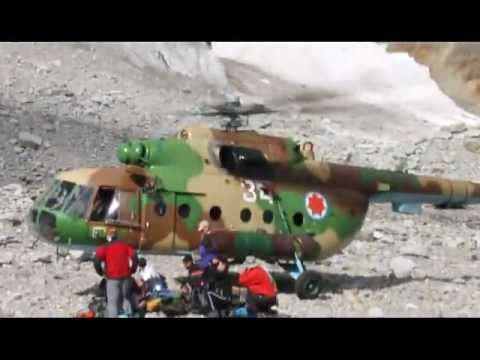 Ushba rescue operation. July 2012. - YouTube