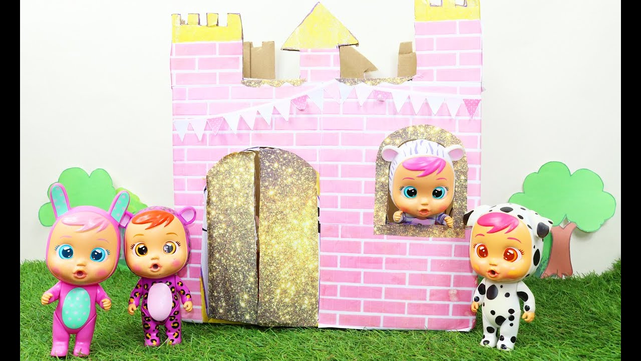 CASTILLO DE CARTON PARA LOS BEBES LLORONES! La gran sorpresa para Nala ...