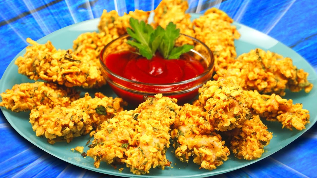 Healthy Chicken Nuggets Recipe Without Oil or Fat - YouTube