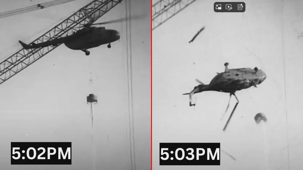The Helicopter That Crashed Inside Chernobyl Reactor 4 - YouTube