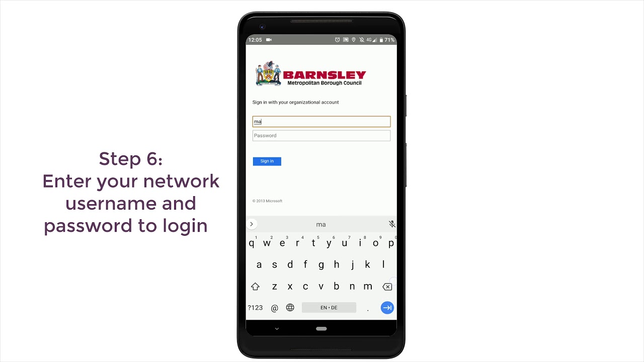 Logging onto SAP Concur on Android with Single Sign On (SSO) - YouTube