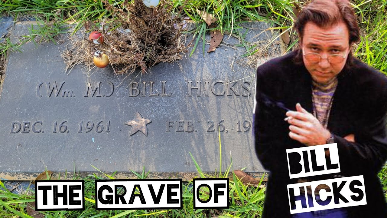 Grave of BILL HICKS Comedian - YouTube