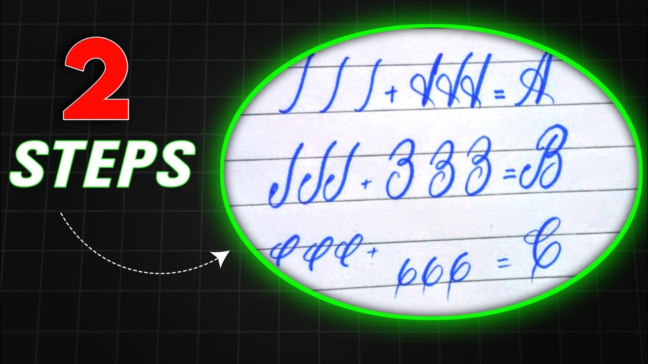 The Fastest Way to Learn Cursive: Pro Tips and Tricks. @opalcalligraphy ...