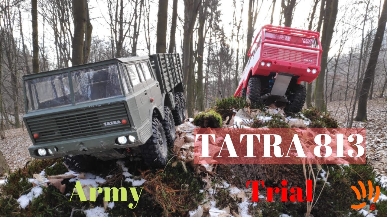 Tatra 813 8x8 Kolos, Tatra 813 8x8 Trial - winter adventure with 3D ...