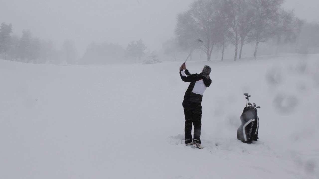 Snow Golf at Stoke by Nayland Hotel, Golf & Spa - YouTube