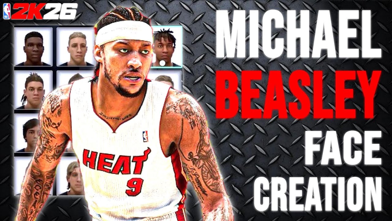 The BEST Michael Beasley Face Creation In NBA 2K26! - YouTube