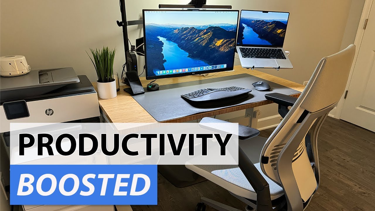 Productivity Desk Setup 2024: Top Tips and Gear - YouTube