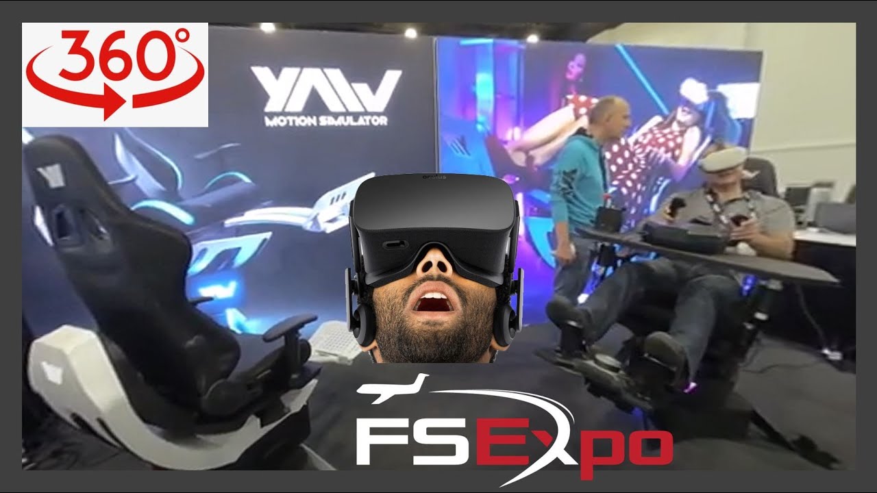 VR 360 Flight Sim Expo 2021 Exhibit Hall Walk Through - San Diego ...