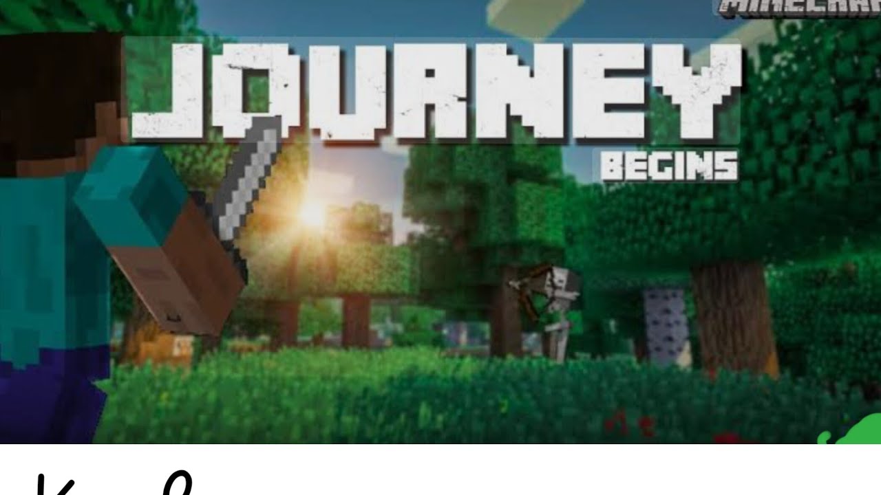 Minecraft journey begins ..... - YouTube