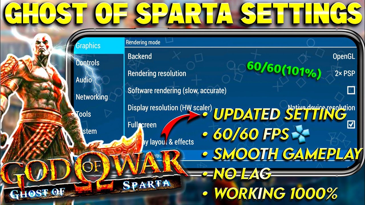 {UPDATED}🔥God Of War Ghost Of Sparta Best Settings For PPSSPP Emulator ...