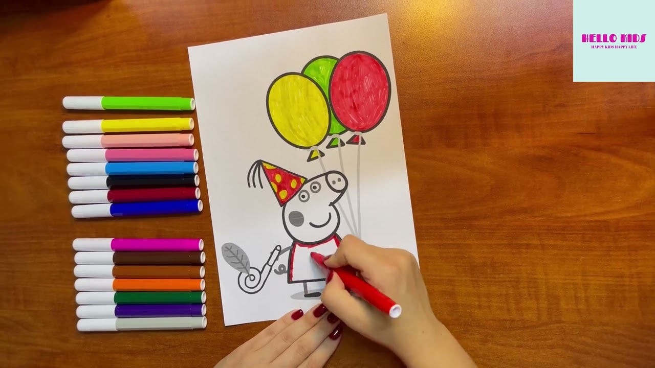 LEARN COLOURS WITH PEPPA PİG - YouTube