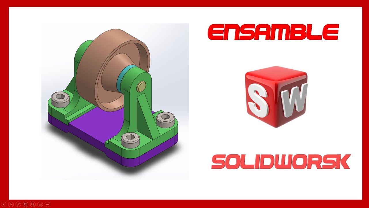 Desarrollo de Ensamble con Solidworks - YouTube