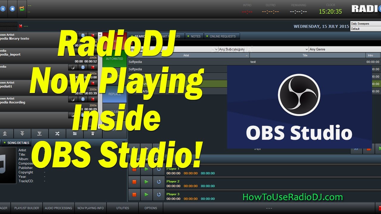 Display RadioDJ Now Playing in OBS - YouTube