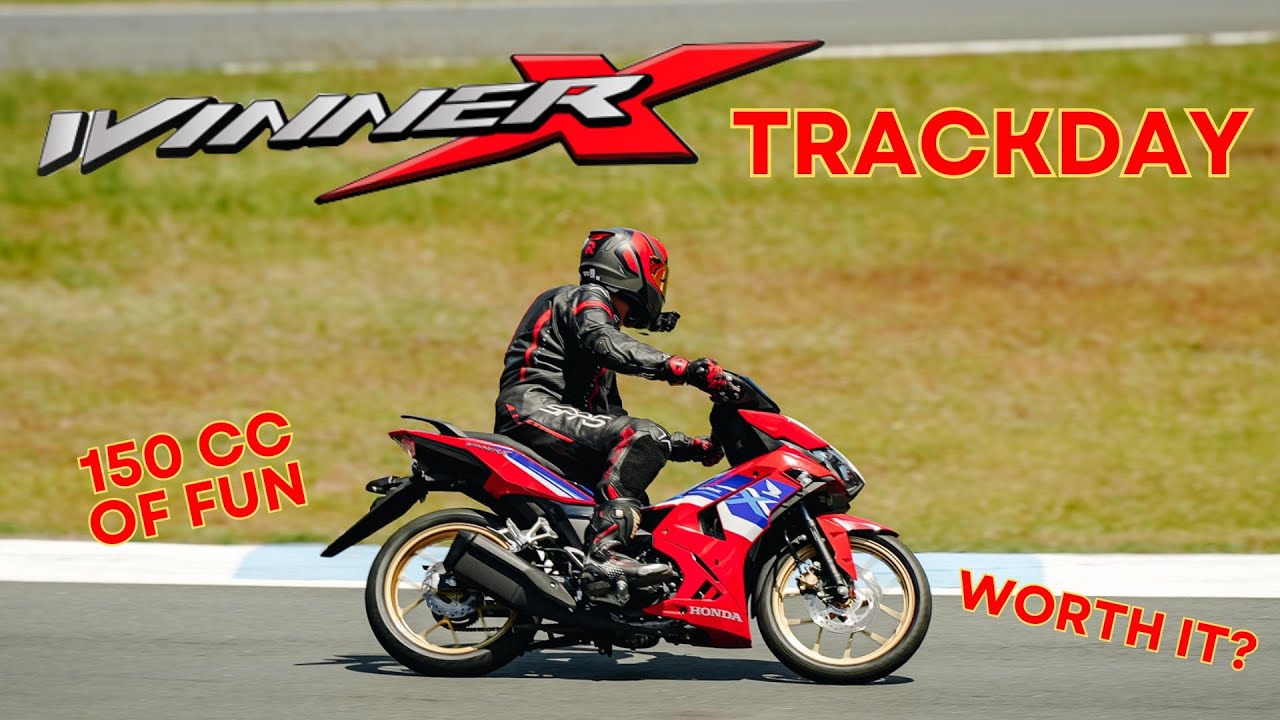 MY FIRST UNDERBONE TRACKDAY | HONDA WINNER X FIRST RIDE - YouTube