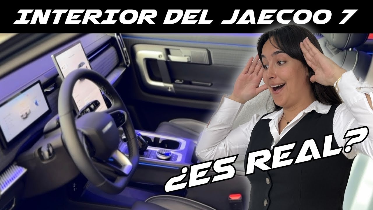 ¿Es REAL el INTERIOR del Jaecoo 7? 🤯 | Confort y tecnología todo en uno ...