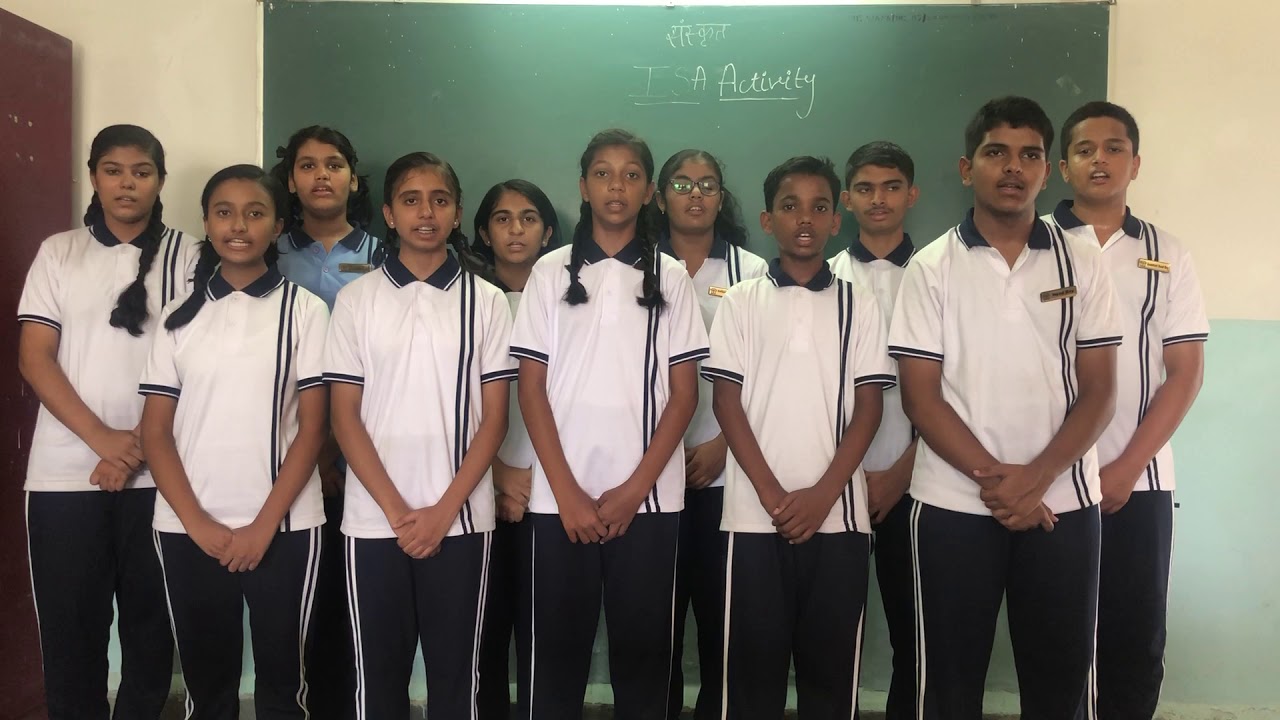Saraswati Vandana Study hour prayer by SOS Wanadongri Students - YouTube