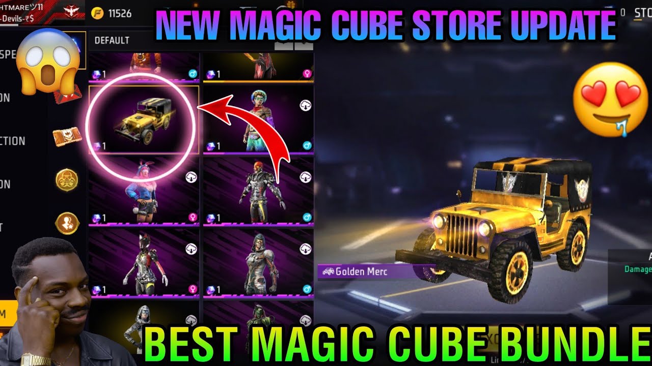 FREE FIRE MAGIC CUBE STORE UPDATE| NEW BUNDLES IN MAGIC CUBE STORE FF ...