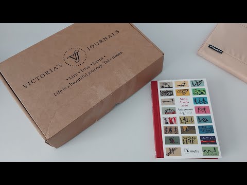 Victoria's journals Defter Alışverişi | Copelle Kılıflı Defter, 2026 Metis Ajanda İnceleme