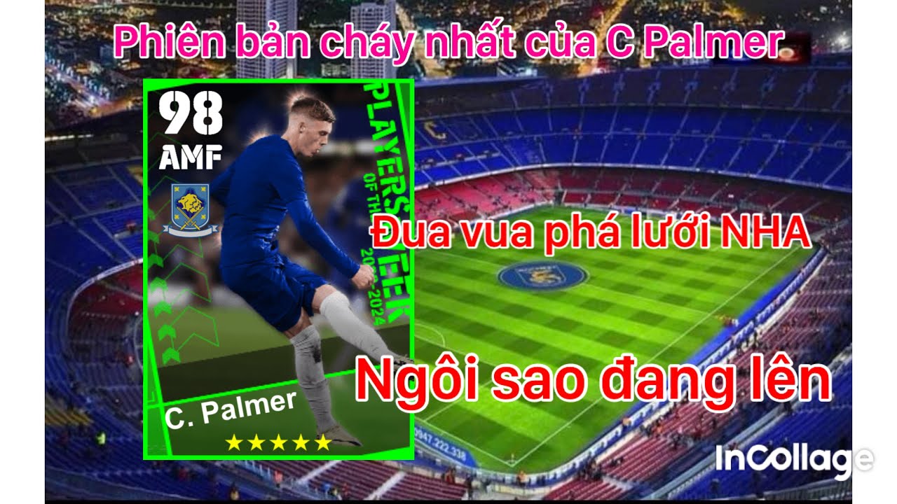 Trải nghiệm con hàng C.Palmer với style Hole Player clb chelsea.phiên ...