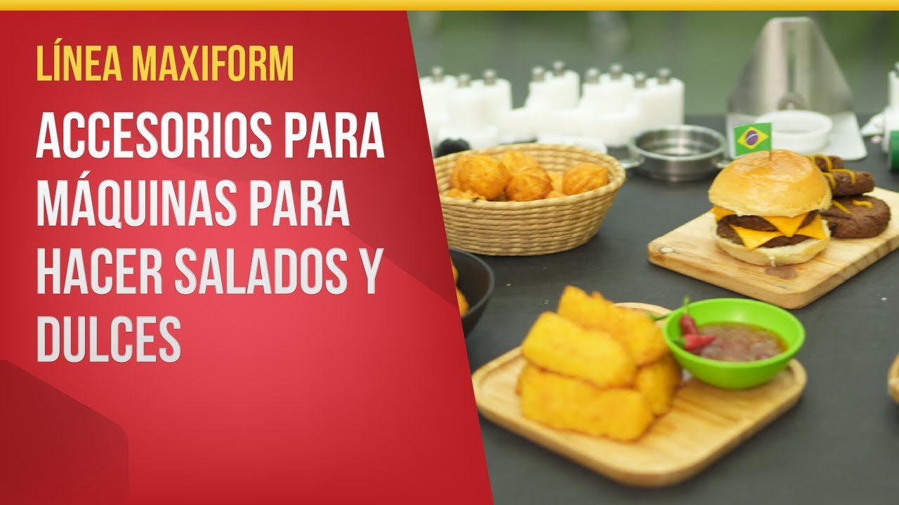 ACCESSORIOS PARA MÁQUINAS DE HACER SALADOS Y DULCES MAXIFORM BRALYX ...