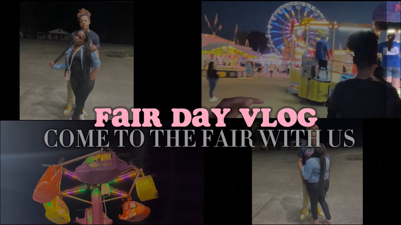 FAIR DAY VLOGGGG ! come to the fair with us 🥳🥳 - YouTube