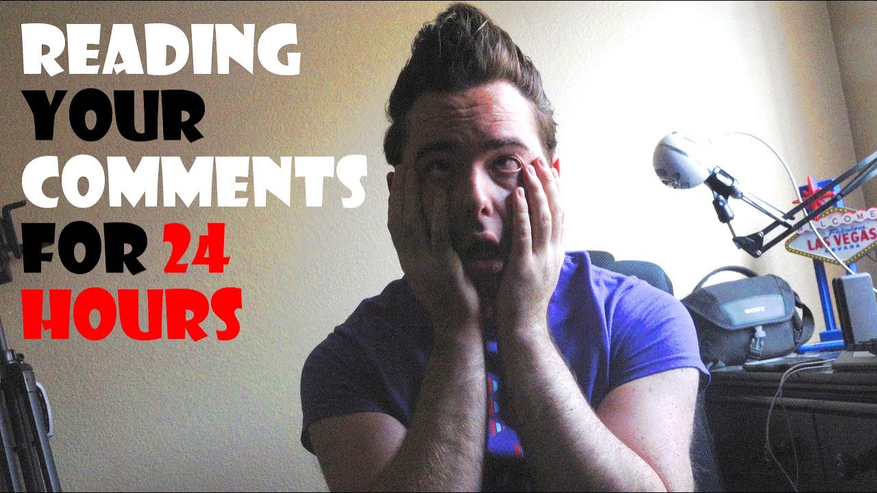 READING YOUR COMMENTS FOR 24 HOURS CHALLENGE! - YouTube