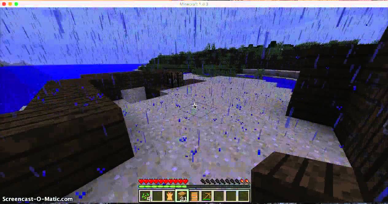 How to make a lever in Minecraft - YouTube