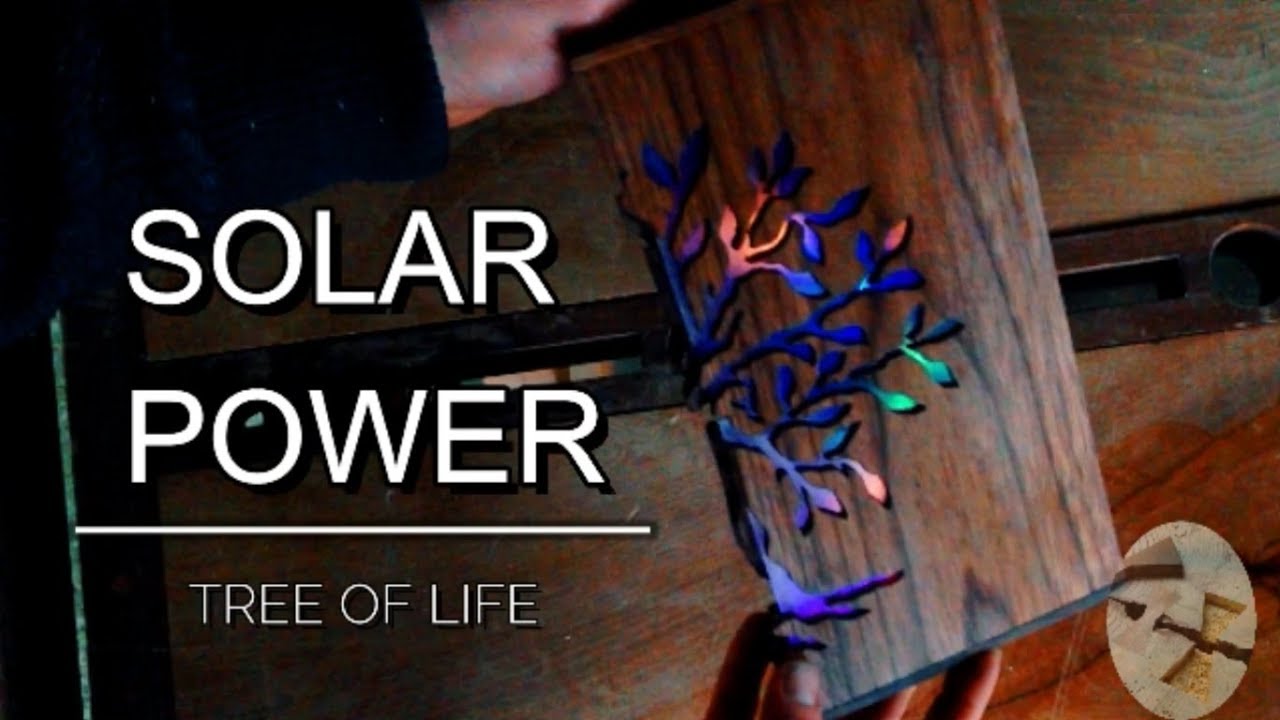 Tree of Life! Solar Powered Night Light - YouTube