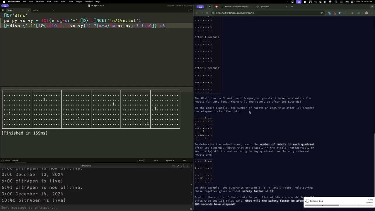 [Day 14] Advent of Code in APL - YouTube