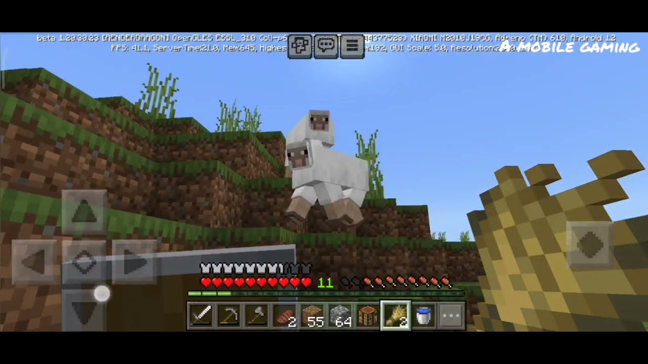 Day 41 ( I breed my sheep ) - Minecraft Pocket Edition - YouTube