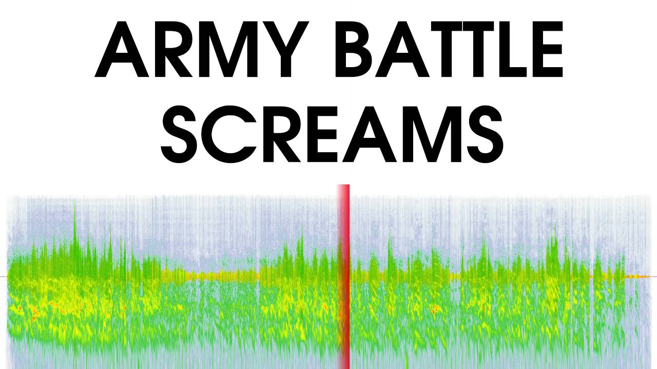 Army Battle Screams Sound Effects - YouTube