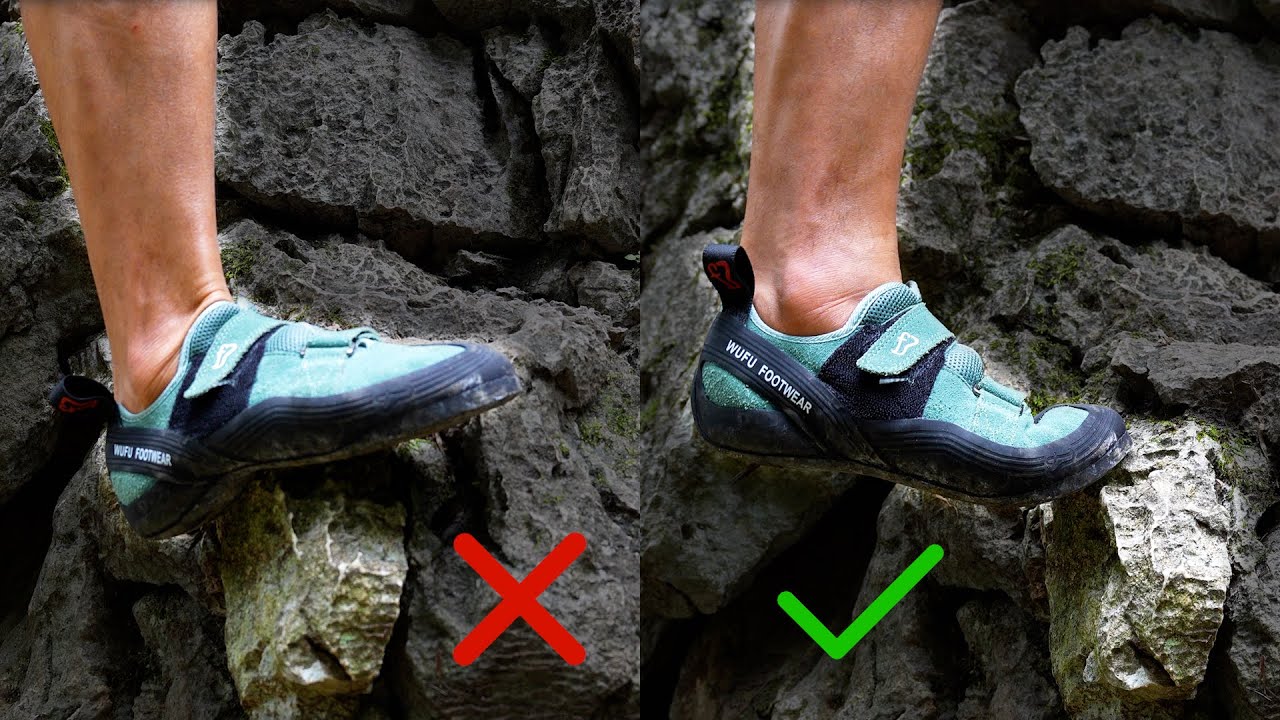 4 Basic Footwork Techniques for Outdoor Climbing - YouTube