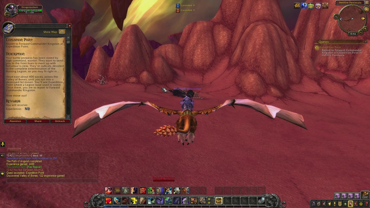 World of Warcraft: Expedition Point - Quest ID 10143 (Gameplay ...