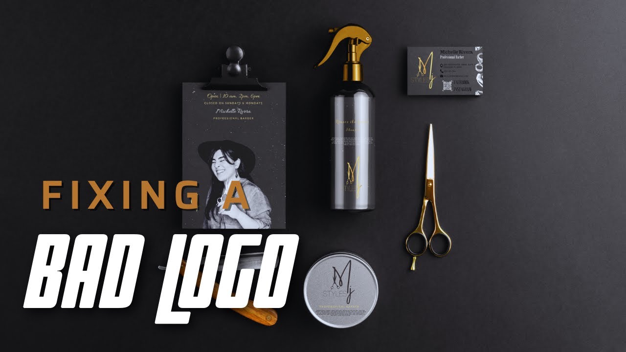 Fixing a Bad #Logo | What's important when designing | #Design - YouTube