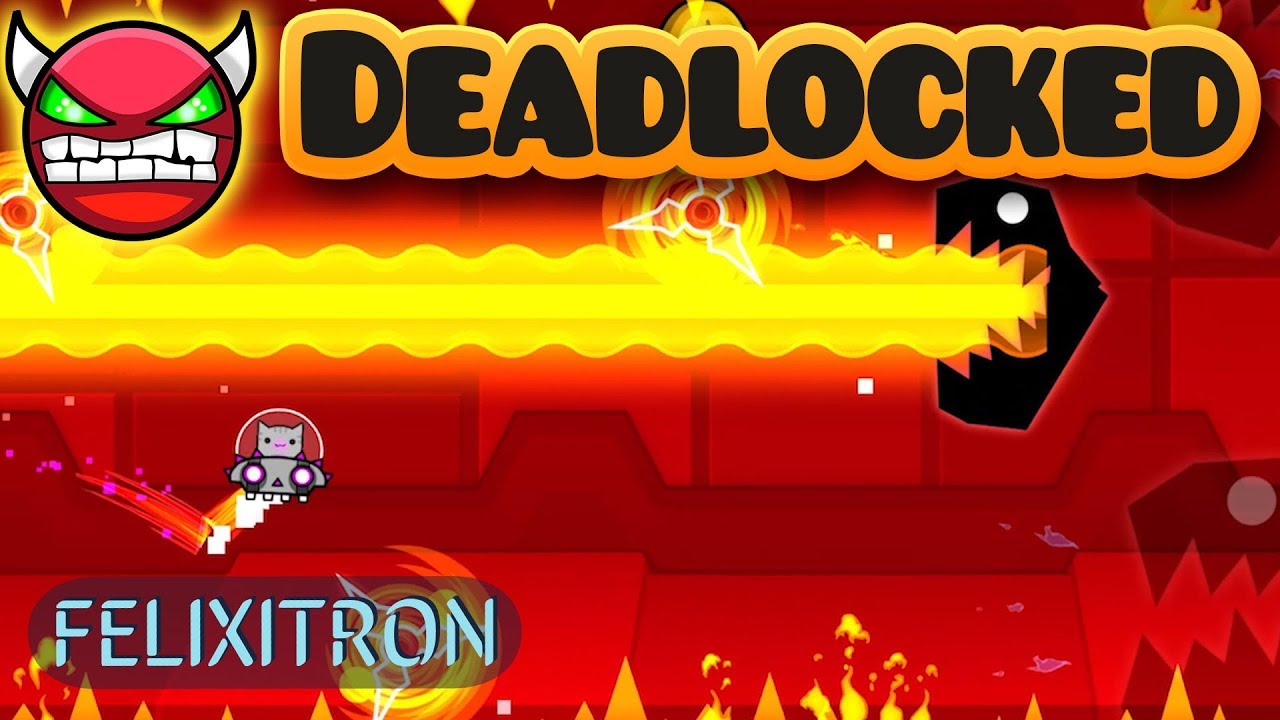 Deadlocked - Geometry Dash - Level 20 [100%] - YouTube