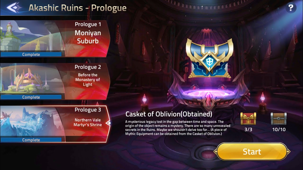Northern Vale Martyr's Shrine (Prologue 3) Mobile Legends: Adventure ...