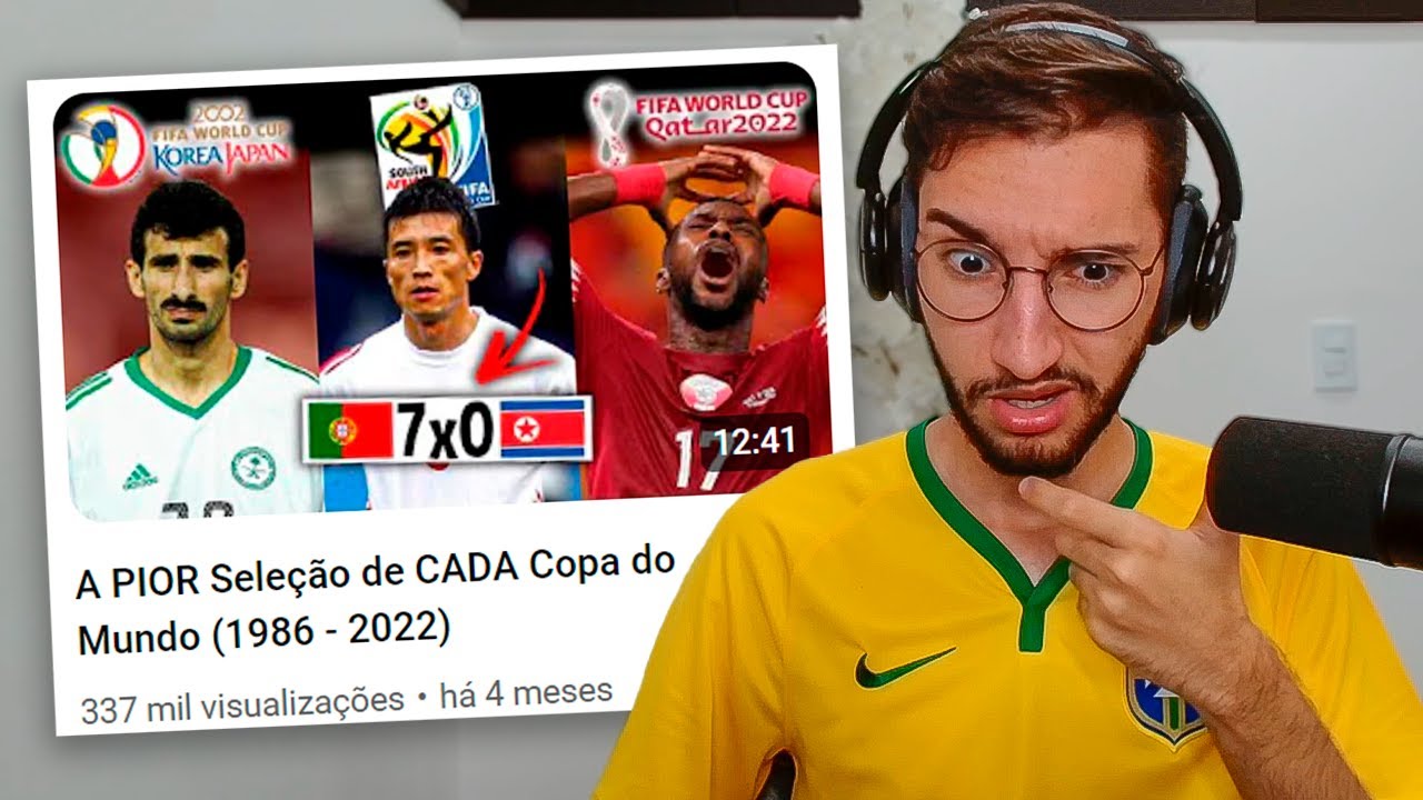 A PIOR Seleção de CADA Copa do Mundo (1986 - 2022) - YouTube