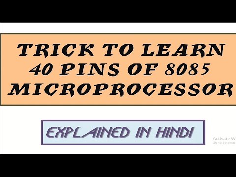 Learn #Withme 8085 microprocessor pin diagram trick in funny way | In ...