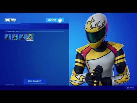 Storm Racer All Variants | Fortnite Skin ingame - YouTube