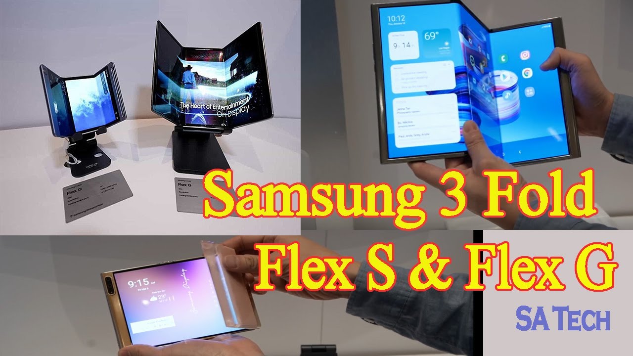 Samsung Flex S and Flex G concepts - YouTube