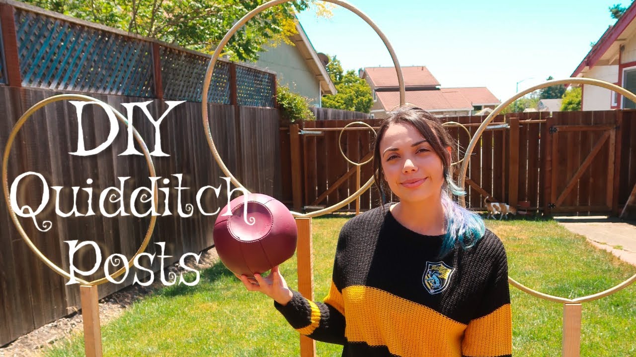 DIY Quidditch Posts - YouTube