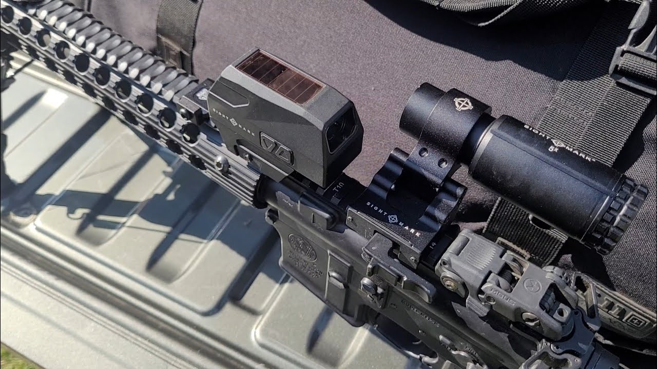 Field Test Sightmark Magnifier 5x + Volta solar. - YouTube