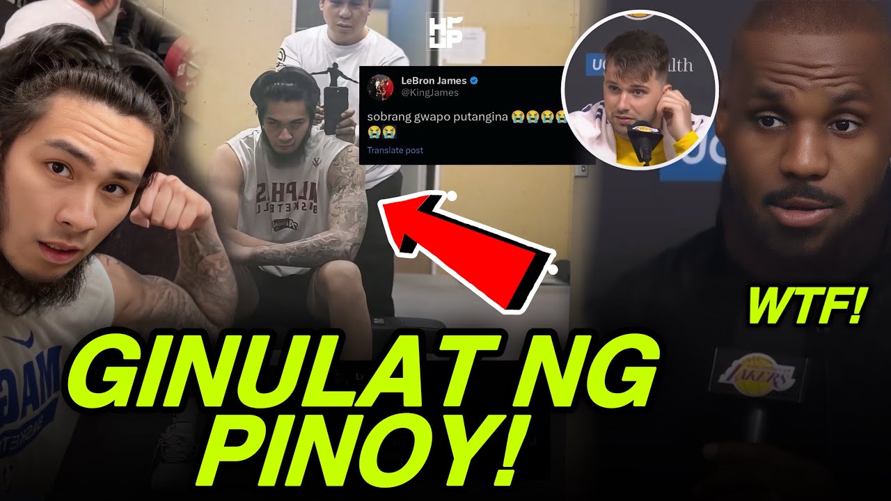 GINULAT NG PINOY SI LEBRON AT LUKA! Daming NAPEKE ng Pinoy! Kailangan ...