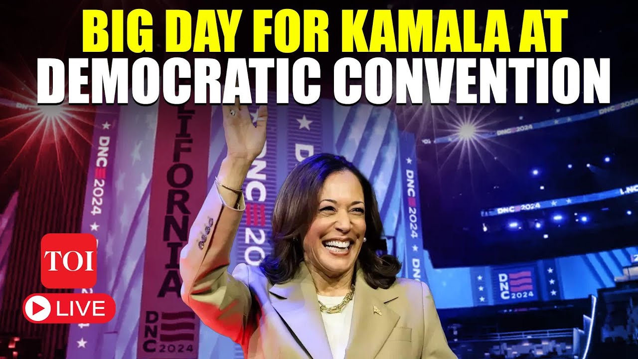LIVE: Kamala Shines At DNC Day 1; Biden Speech At Democratic Convention ...