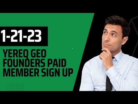Yereq Geo Signup for Founders Position - www.dollarfusion.com MUST WATCH - Founders Bonus pool
