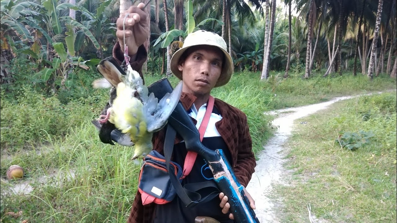 Bird hunting Using Marble gun | Survivor Philippines @dudzdaily - YouTube