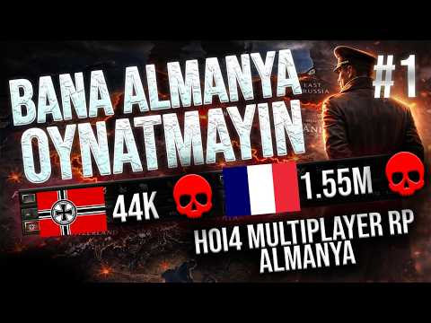 ALMANYAYI NEDEN OYNAMIYORUM | Hearts of Iron 4 - MULTIPLAYER RP | ALMANYA #1